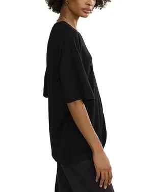 Jenni Kayne Wool Tee - Black