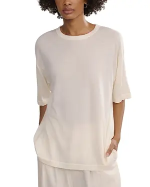 Jenni Kayne Wool Tee - Ivory
