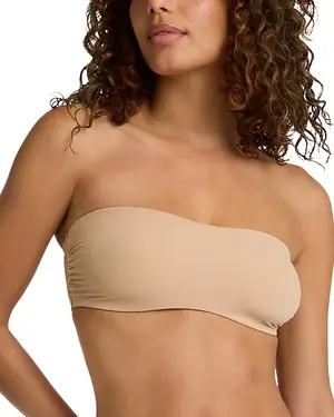 Commando Double Take Lace Bandeau Bra - Beige