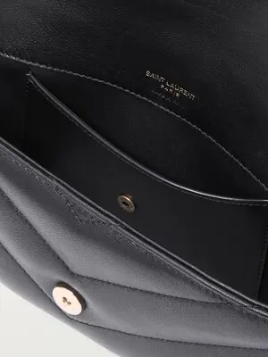 Saint Laurent Niki Mini Crinkled-leather Shoulder Bag