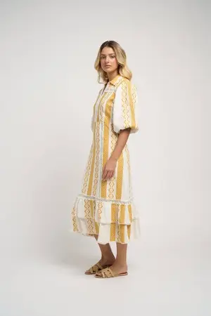 GUADALUPE DESIGN Catalina Ll Midi Dress