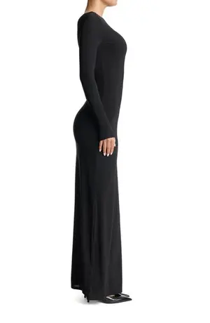chinese dress ladies Hourglass Hot Pink Long-Sleeve Twisted Maxi Dress With Split – Club L  London