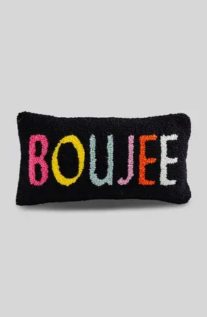 FURBISH Boujee Hook Pillow - Black