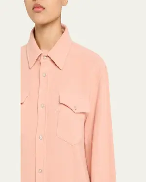 GOD'S TRUE CASHMERE Button-down Shirt - Red