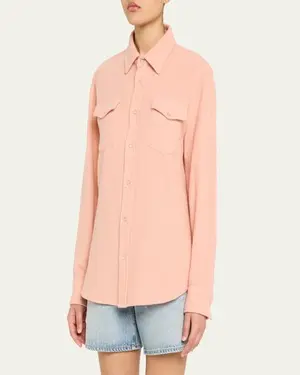 GOD'S TRUE CASHMERE Button-down Shirt - Red