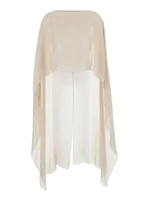 Antonelli Firenze Antonelli Herve Silk Top - Beige