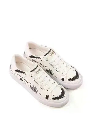HIDE&JACK Toby Graphic Sneakers - White