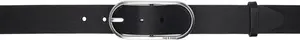 Rag & Bone Rag & Bone Rounded Rebound Leather Belt - Black
