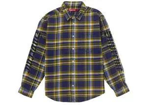 Supreme Old English Plaid Flannel Shirt