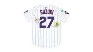 Nike X Takashi Murakami X Mlb World Tour Tokyo Series 2025 Cubs Suzuki Jersey - Multicolor