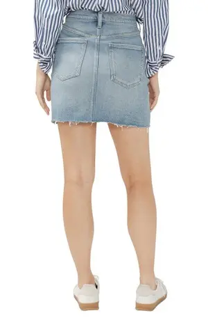 SILVER JEANS CO. Cutoff Denim Miniskirt