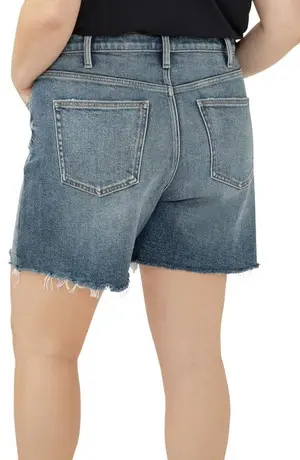 SILVER JEANS CO. High-waisted Denim Shorts - Indigo