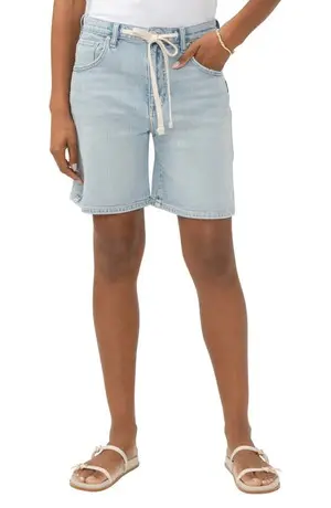 SILVER JEANS CO. Drawstring Denim Shorts