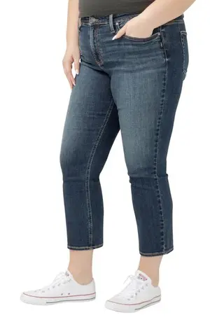 SILVER JEANS CO. Most Wanted Ankle Straight Leg Jeans