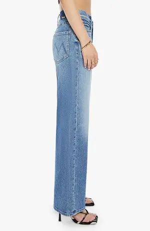 MOTHER Lil' Tunnel Vision Sneak Wide Leg Jeans