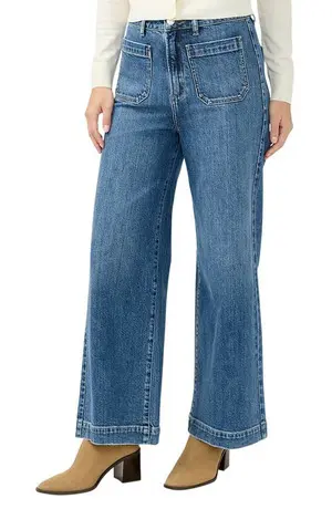 SILVER JEANS CO. Ankle Wide Leg Jeans