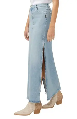 SILVER JEANS CO. Denim Maxi Skirt