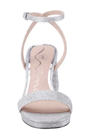Nina Bergen Ankle Strap Sandal - Silver