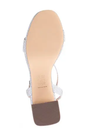 Nina Bergen Ankle Strap Sandal - Silver