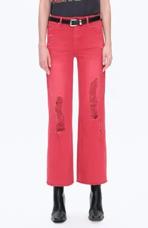 BAYEAS Ally High-waist Straight-leg Jeans