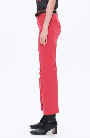 BAYEAS Ally High-waist Straight-leg Jeans