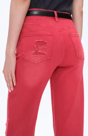 BAYEAS Ally High-waist Straight-leg Jeans