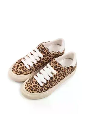 HIDE&JACK Toby Leopard-print Sneakers - Brown