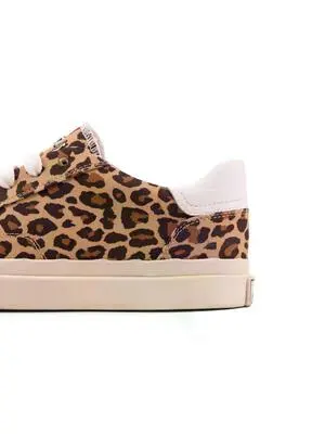 HIDE&JACK Toby Leopard-print Sneakers - Brown