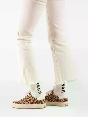 HIDE&JACK Toby Leopard-print Sneakers - Brown