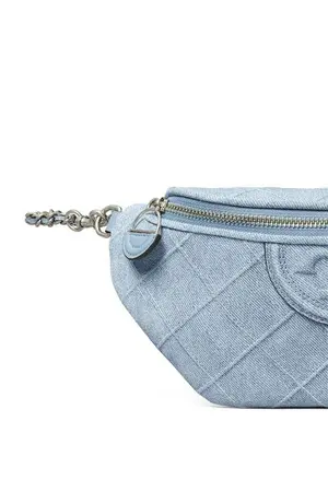 Tory Burch Fleming Belt Bag - Denim