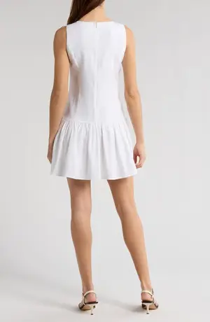 WAYF Martini Linen Blend Minidress