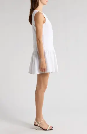 WAYF Martini Linen Blend Minidress