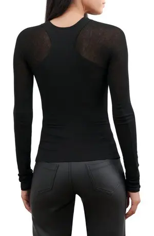 MARCELLA Contrast Knit Top