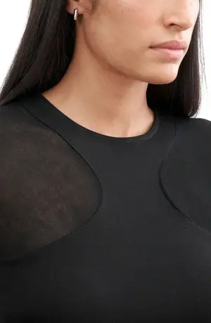 MARCELLA Contrast Knit Top