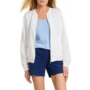 Tommy Bahama Linen Bomber Jacket