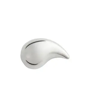 Bottega Veneta Large Drop Brooch Silver