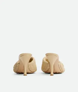 Bottega Veneta Blink Raffia Mule Sandal - Natural
