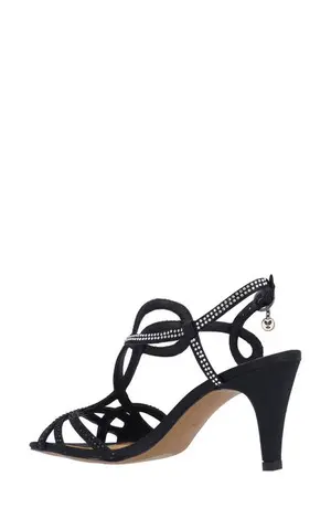 J. Reneé Lulah Slingback Sandal - Black/ Black/ Clear