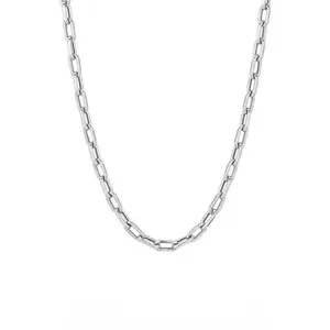 Adina Reyter Italian Chain Link Necklace - Silver