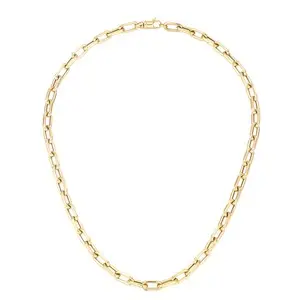 Adina Reyter Italian Chain Link Necklace - Yellow Gold