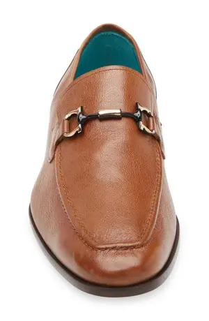 Mezlan Rios Bit Ornament Leather Loafer - Cognac