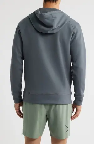 Ten Thousand Midweight Tech Performance Full Zip Hoodie - Iron