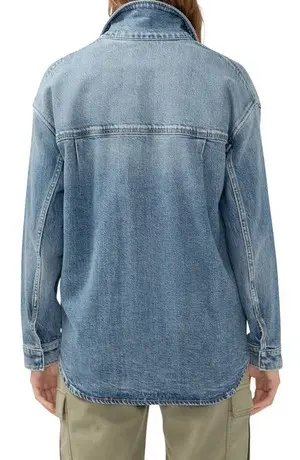 SILVER JEANS CO. Oversized Denim Shirt Jacket