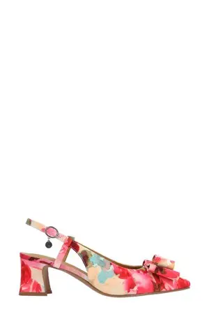 J. Reneé Greer Slingback Pump - Pink/green/white