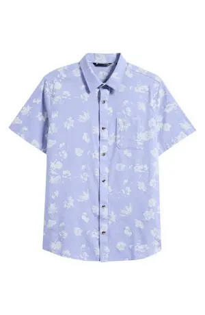 Travis Mathew Fan Palm Short Sleeve Button-up Shirt