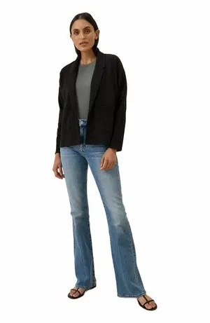 PACT Organic Cotton Relaxed Blazer - Black