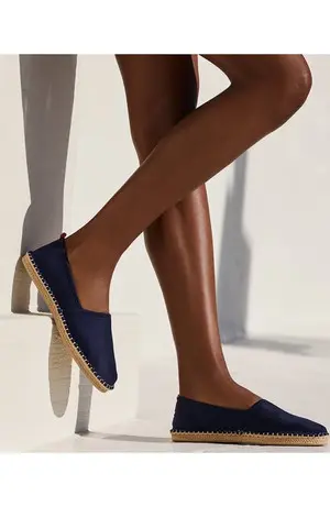 LANDS' END Espadrille Water Shoes - Navy