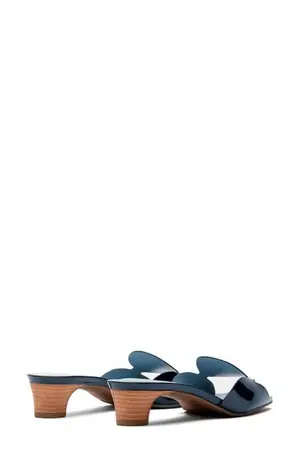FRANCES VALENTINE Sandy Circle Slide Sandal - Navy
