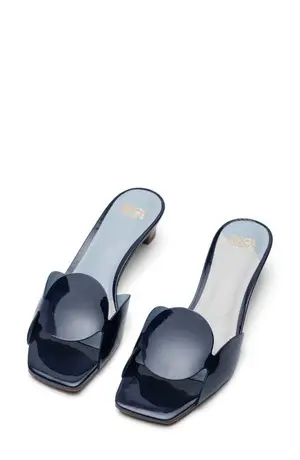 FRANCES VALENTINE Sandy Circle Slide Sandal - Navy