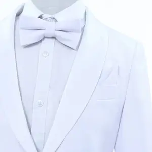MOUSTACHE Shawl Lapel Suit - White